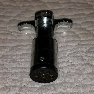 Curt 6-Way Round Connector Plug Trailer Side Diecast Metal x 58080 | eBay