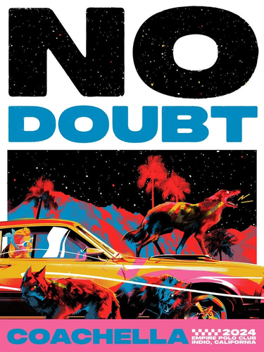 NO DOUBT Coachella N2 AE Poster Signed Matt Taylor S/N Screen Print ...