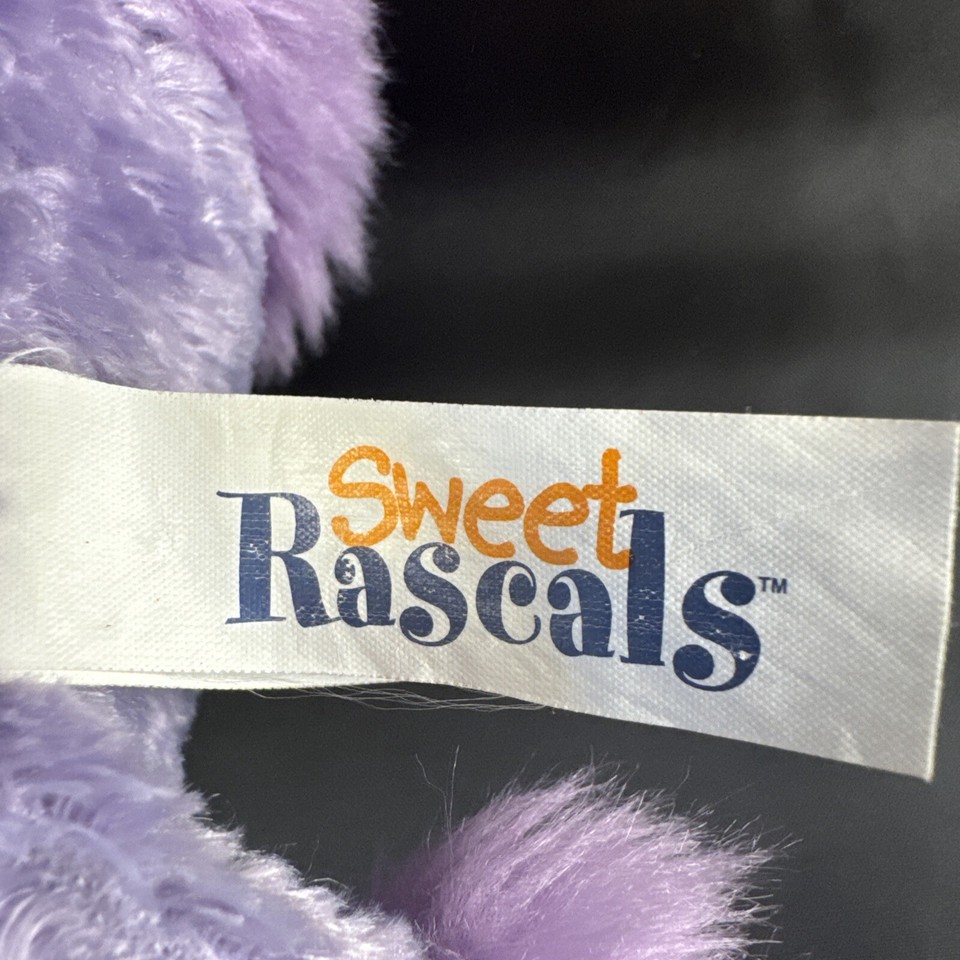 Mary Meyer Sweet Rascals Purple Poodle 8" Plush Stuffed Animal Baby Toy ...