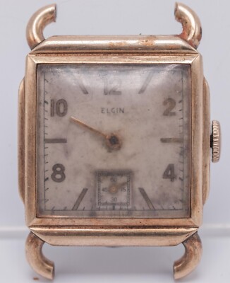 4u2fix - 1945 - Elgin Cal. 554 Men's 26mm 10k Gold Filled Hand Wind ...