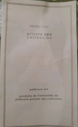 Mary Kay Private Spa Collection Mint Bliss Pedicure Set with Travel ...