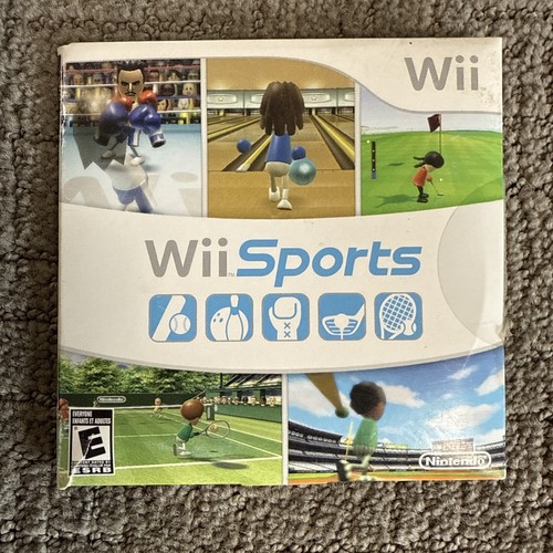 Wii Sports (Nintendo Wii, 2006) Complete W/ Manual & Sleeve - Tested ...