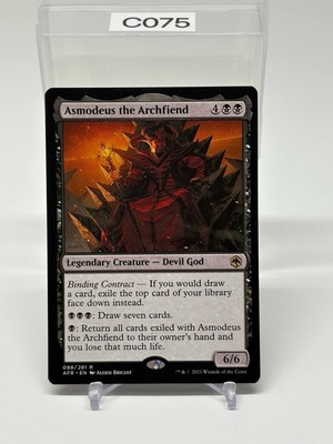 Asmodeus The Archfiend MTG Forgotten Realms Magic The Gathering Rare ...
