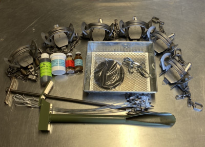 Coyote Trapping Package duke #2 coil spring kit Fox Coyote Raccoon New ...