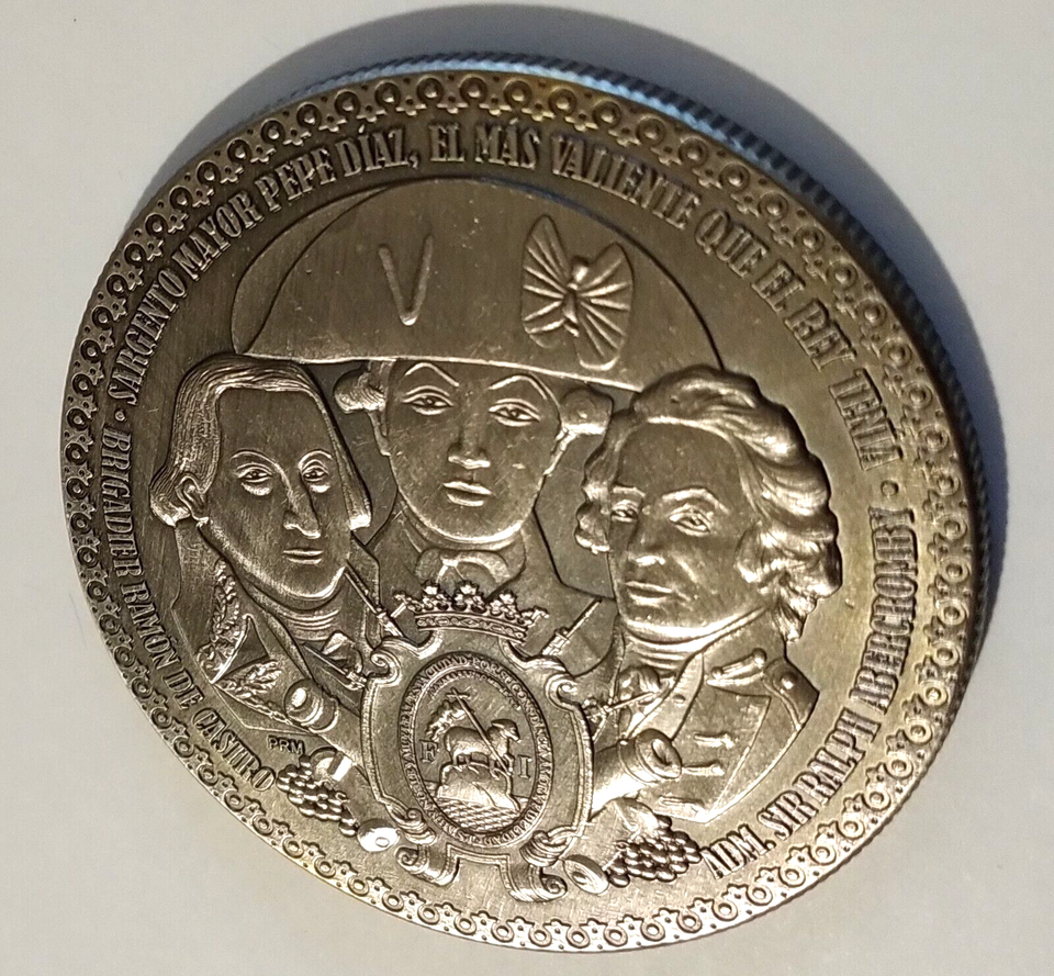 Medalla 225 Años PUERTO RICO Victoria ATAQUE INGLES SAN JUAN Token ...