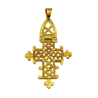 (4564)Vintage18k Gold Coptic Cross Pendent, Ethiopia | eBay