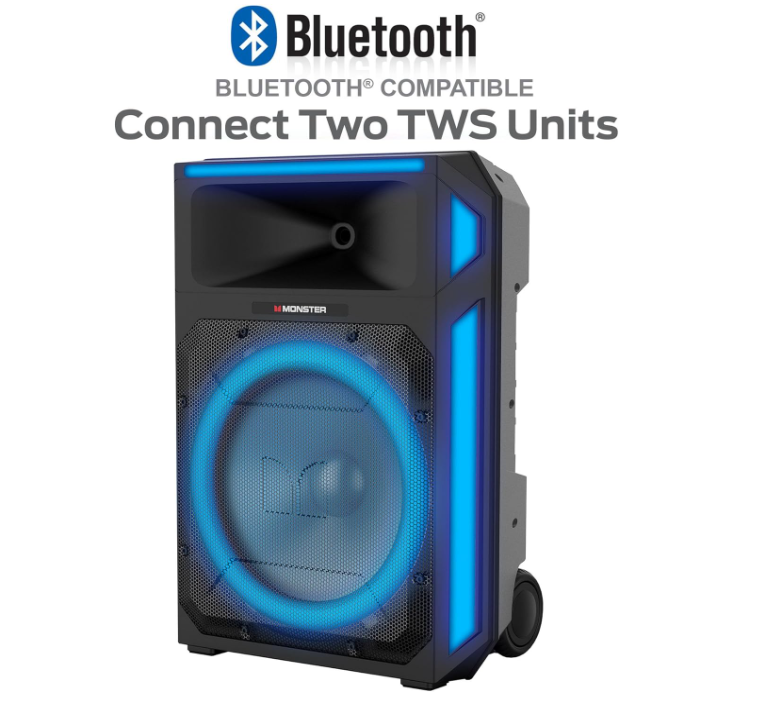 Monster X6 (MNX6) 600W All-In-One Bluetooth PA Speaker System ...