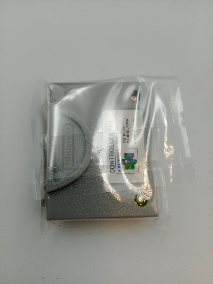 New N64 Memory Card Nintendo 64 - NUS-004 - Brand New Battery Mem Pak ...