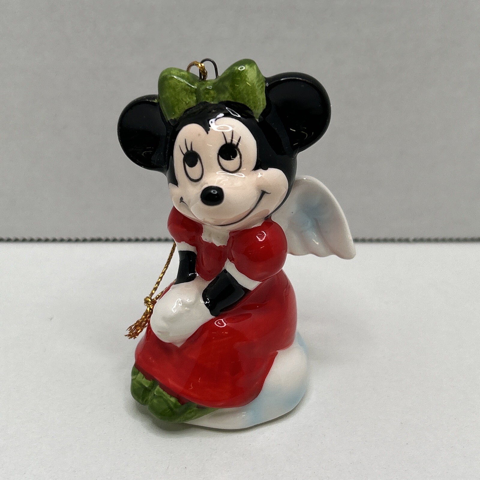 Vintage Schmid Disney Minnie Mouse Angel’s Wings Christmas Ornament ...