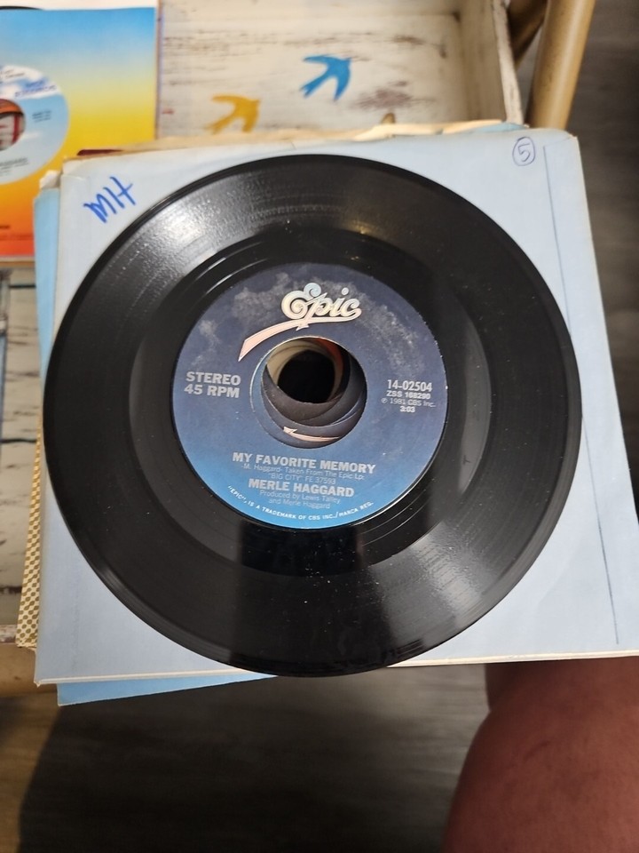 Merle Haggard - Texas Fiddle Song/My Favorite Memory 45 RPM VG | eBay