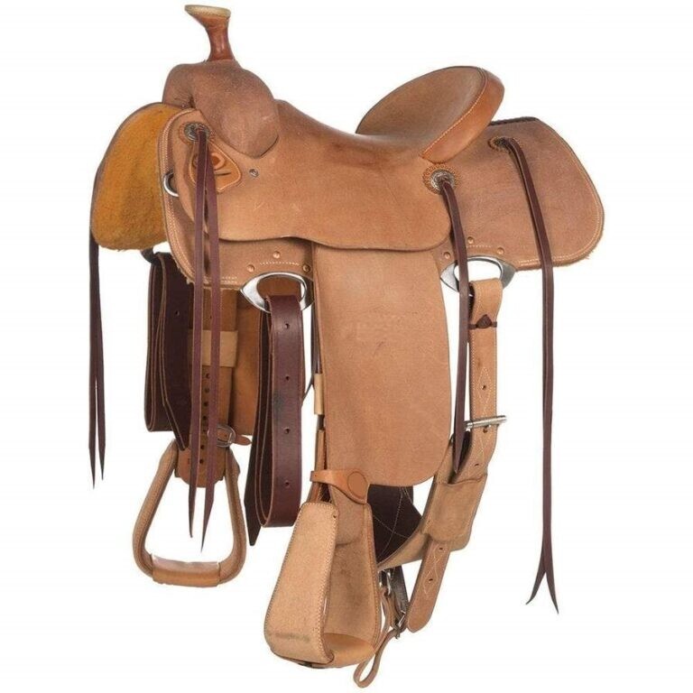 Wade Work Ranch Roping Horse Saddle A Fork Tree Roper Western Leather ...