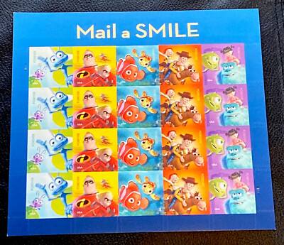 USPS Mail A Smile Full Sheet of 20 Stamps (2011) | eBay