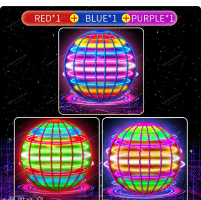 Flying Ball Boomerang Fly Orb Magic With LED Lights Drone Hover Ball ...