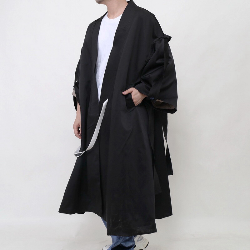 Mens Cyberpunk Overcoat Urban Outdoor Techwear Yama Style Coat Japanese ...