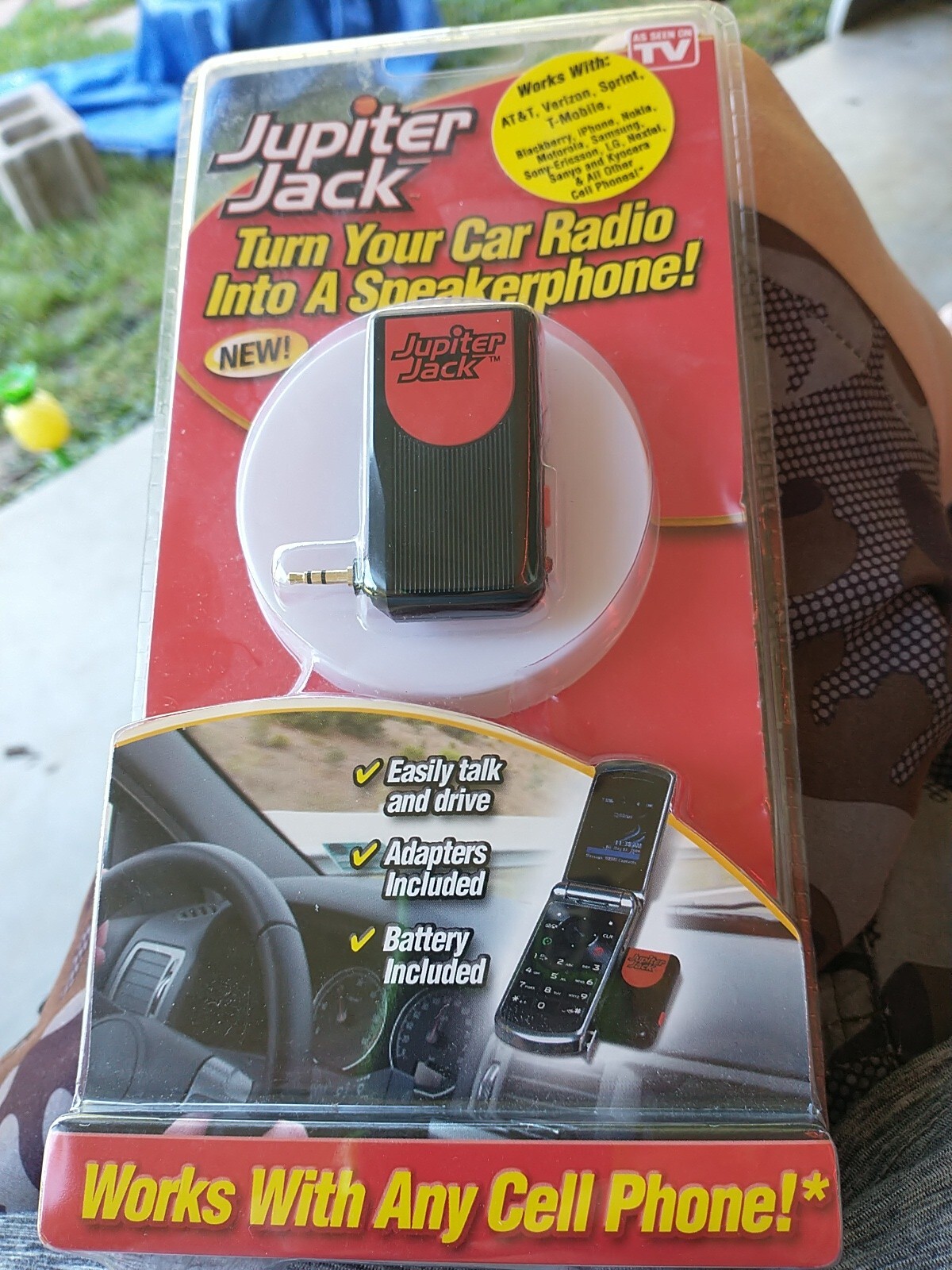 AS SEEN ON TV Jupiter Jack Make Your Cell Phone Hands Free Adapters ...