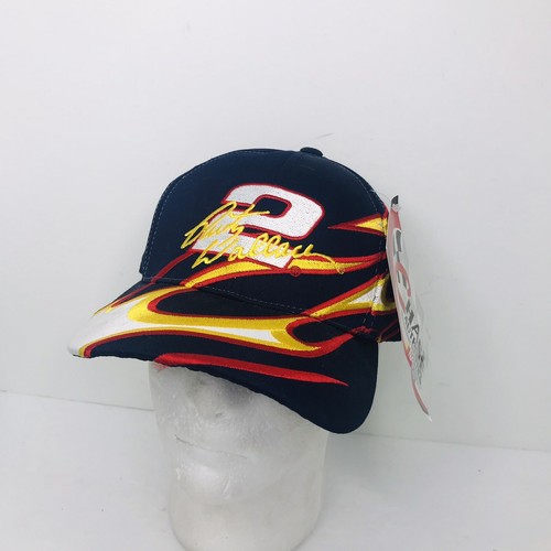 Vintage Rusty Wallace Chase Authentics Nascar Racing Flames SnapBack ...