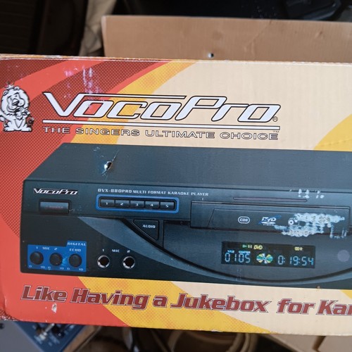 VocoPro DVX-880PRO Multi Format Karaoke Player For Parts Or Repair | eBay