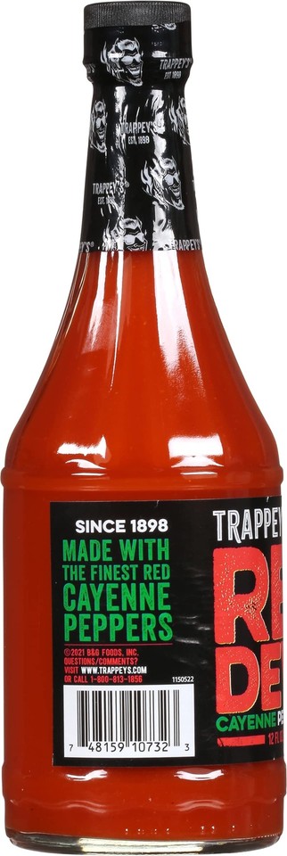 Trappey's Red Devil Hot Sauce 12 oz Bold Spicy Flavor Classic Louisiana ...