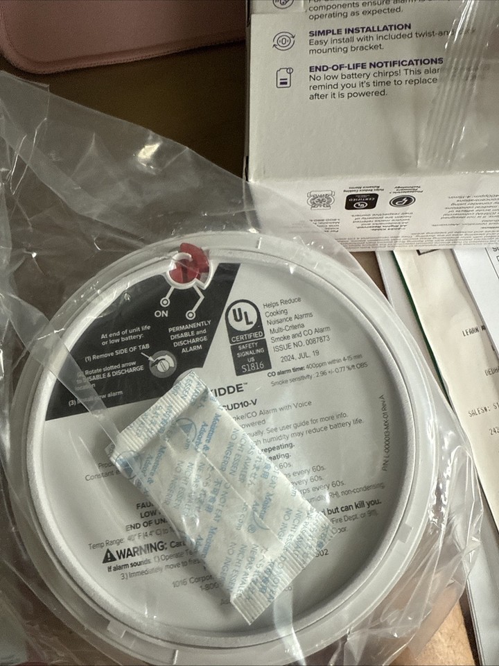New $80 Kidde Smoke & Carbon Monoxide Alarm 10-Year Battery Model ...