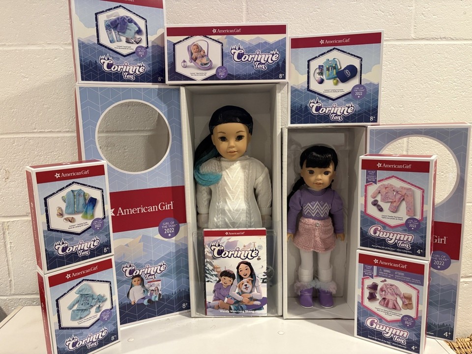 American Girl Corinne Tan Doll Collection Gwynn Blix Outfits NEW in ...