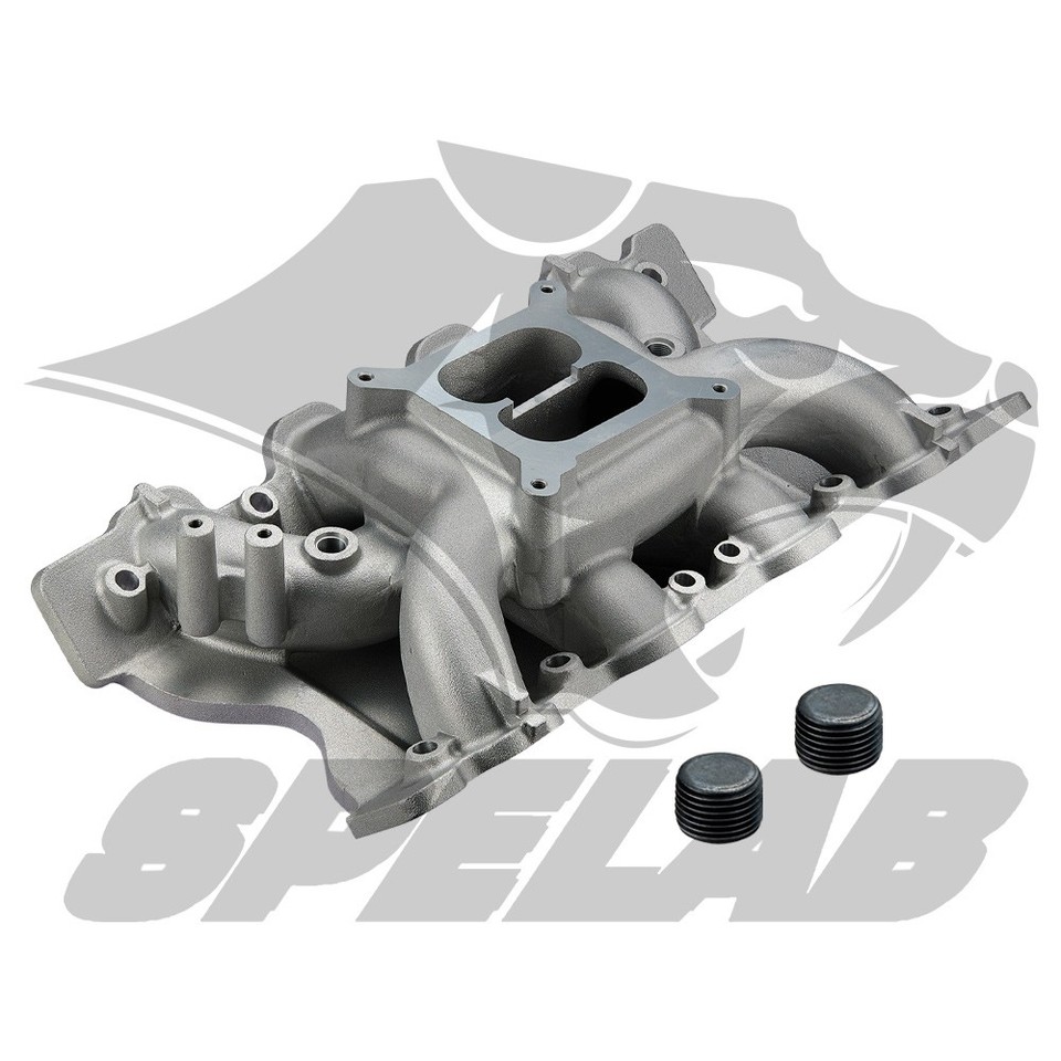 7564 Aluminum Air-Gap Dual Plane Engine Intake Manifold for Ford 351C ...