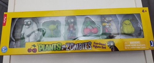Plants vs. Zombies Fun-Dead Figure Set Sealed PopCap Jazwares 2012 New | eBay
