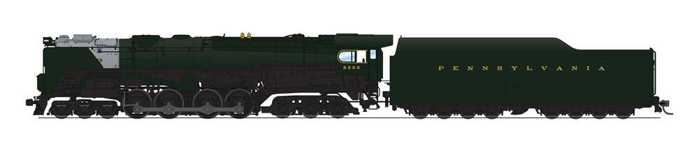 Broadway Limited 6186 HO PRR S2 6-8-6 Turbine Steam Locomotive w/Sound ...
