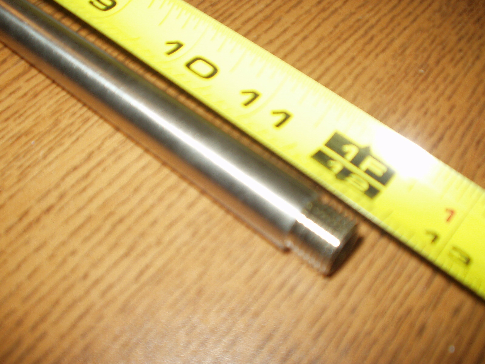 14mm x 31mm x 2mm Male SS Double End Threaded Pipe Extension w M13-1.25 ...