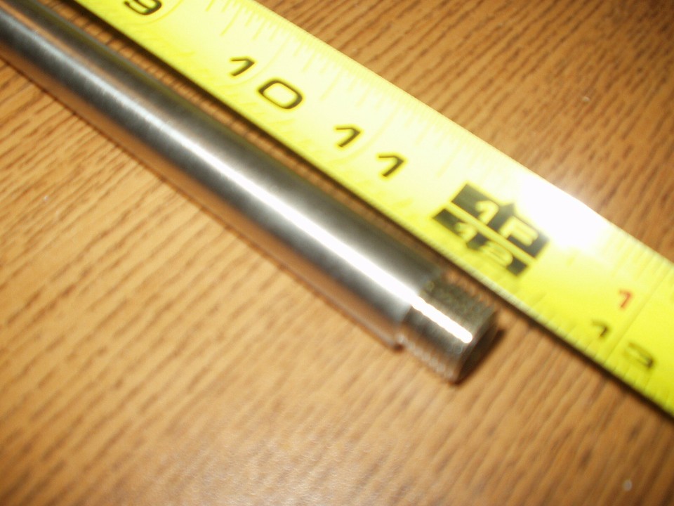 14mm x 31mm x 2mm Male SS Double End Threaded Pipe Extension w M13-1.25 ...