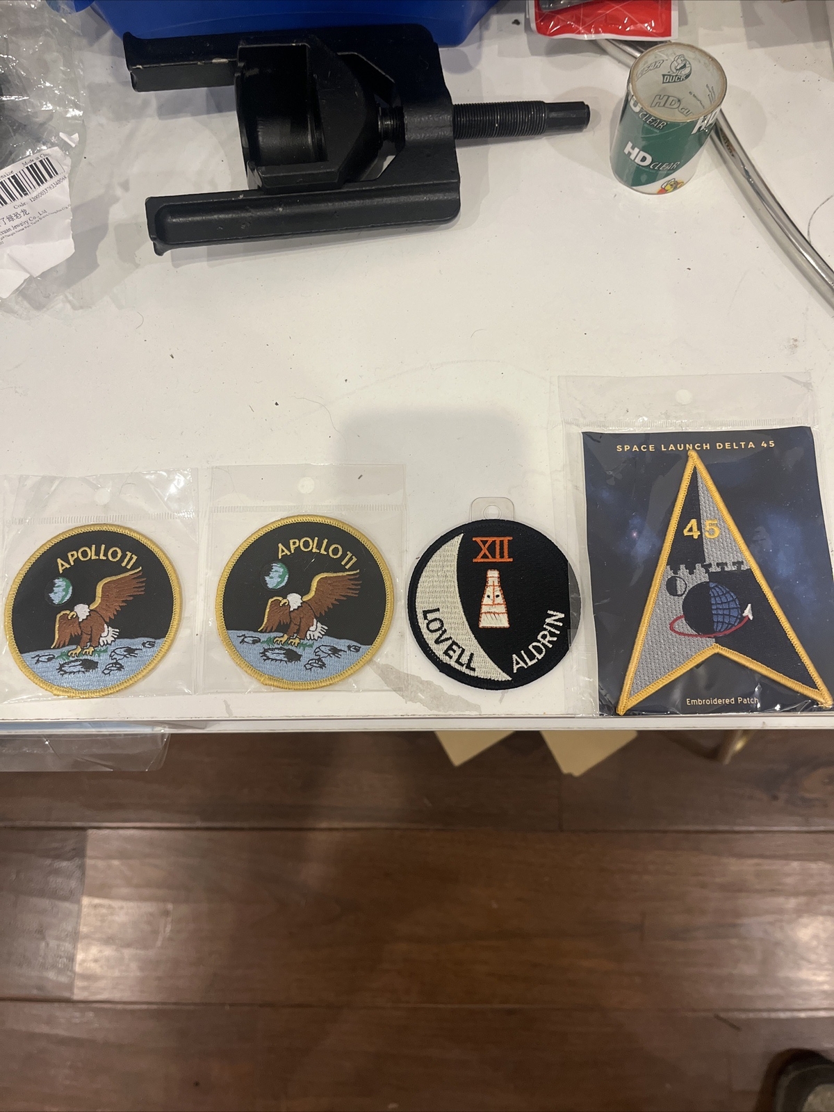 SPACE FORCE 45TH SPACE LAUNCH DELTA Lovell Aldrin Apollo 11 X2 Patch ...