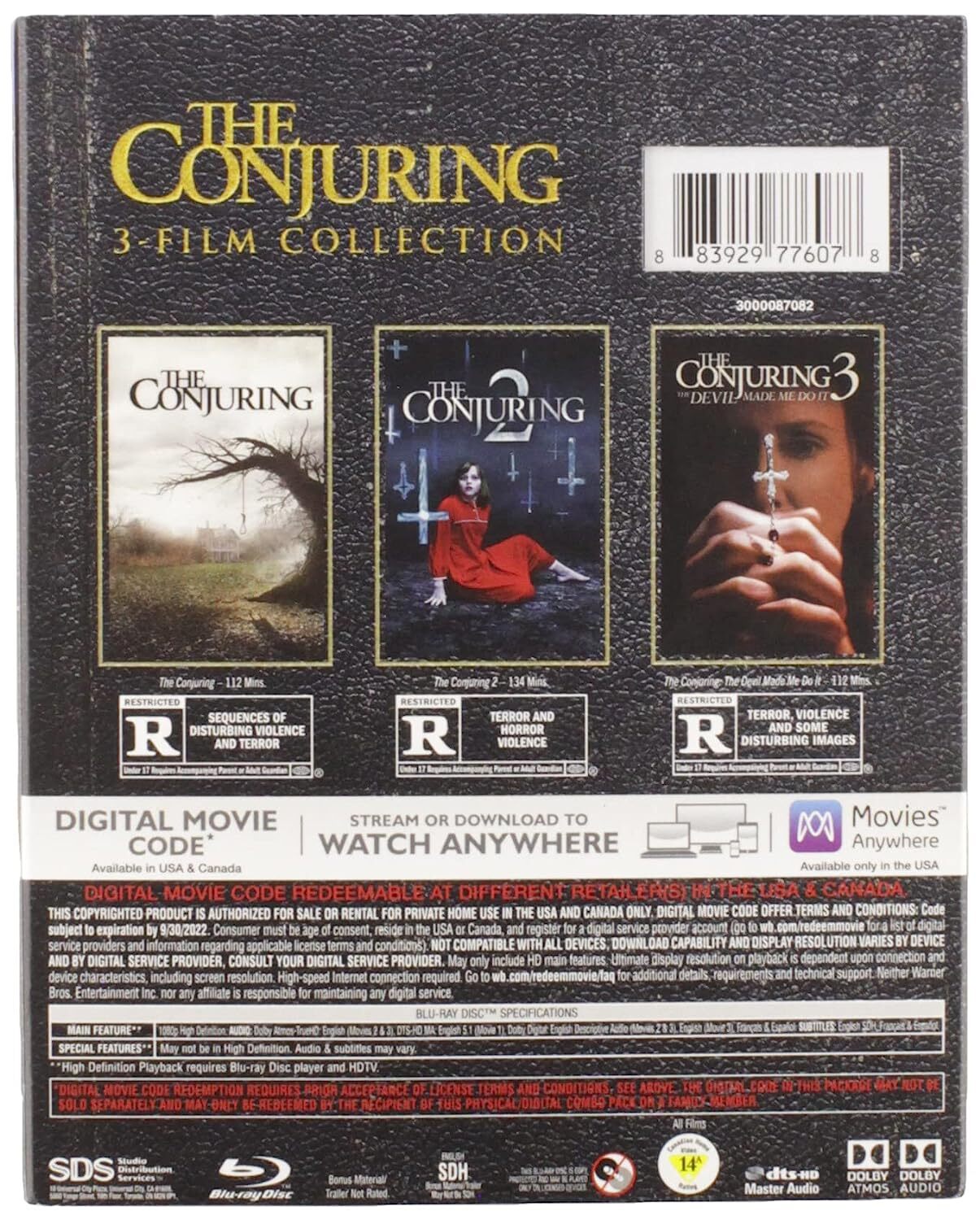 The Conjuring: 3 Film Collection [Blu-ray Box Set] NEW 883929776078 | eBay