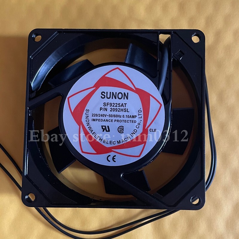 1pcs SUNON SF9225AT 2092HSL 220V~240V 0.07/0.14(A) 9CM 9025 9225 ...