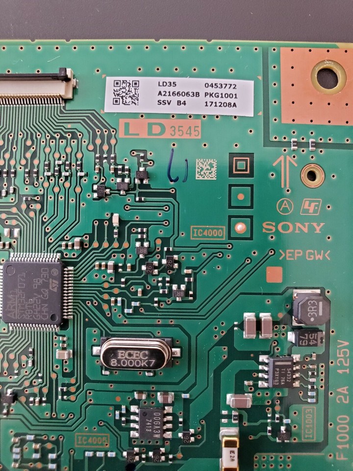 SONY LED DRIVER Board A2166063B XBR55X900E | eBay