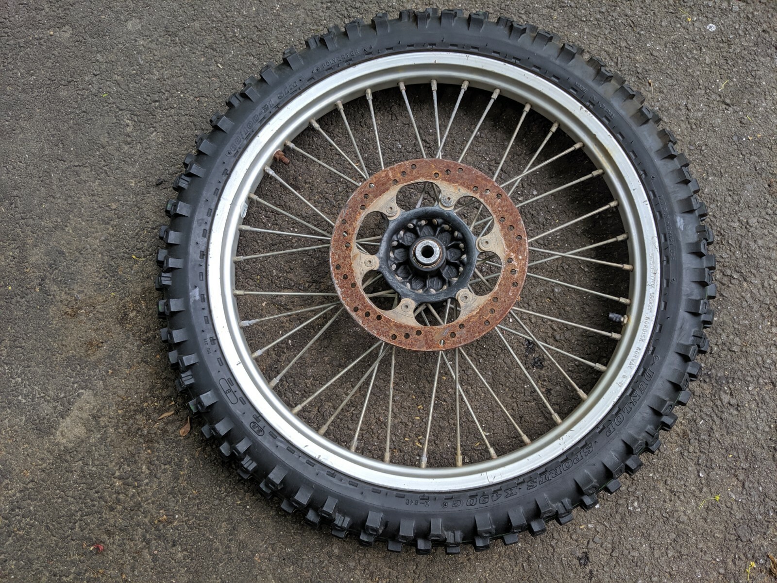 KTM Dunlop Sports K490 80/100-21 Nordisk 1.60x21" Wheel | eBay