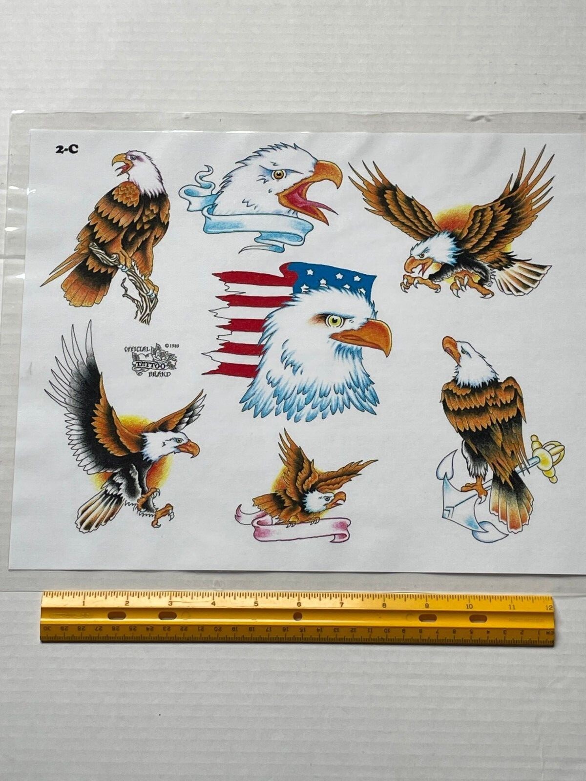 Old School Eagle Tattoos Flash