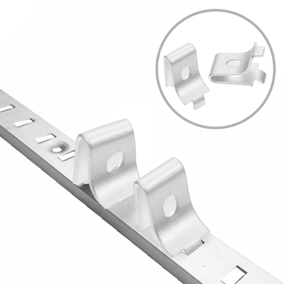 20 Pcs Ledge Support Clip Shelf Bracket Holders for Shelves Shelving ...