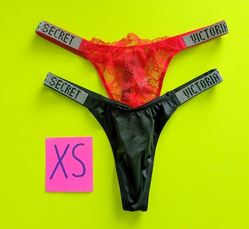 Victoria's Secret Very Sexy RHINESTONE Shine Logo XS Thong Panties ...