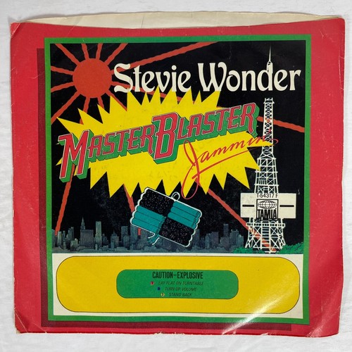 Stevie Wonder – Master Blaster 7" Vinyl & Picture Sleeve 1980 Tamla – T ...