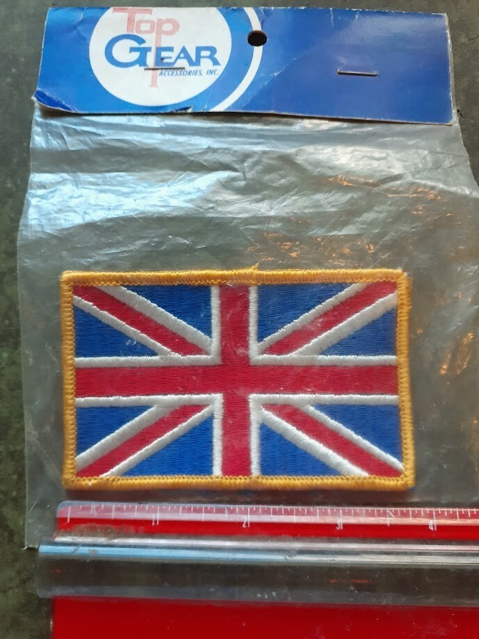 BRITISH FLAG PATCH UNION JACK ENGLAND UK GREAT BRITAIN embroidered iron-on blue | eBay