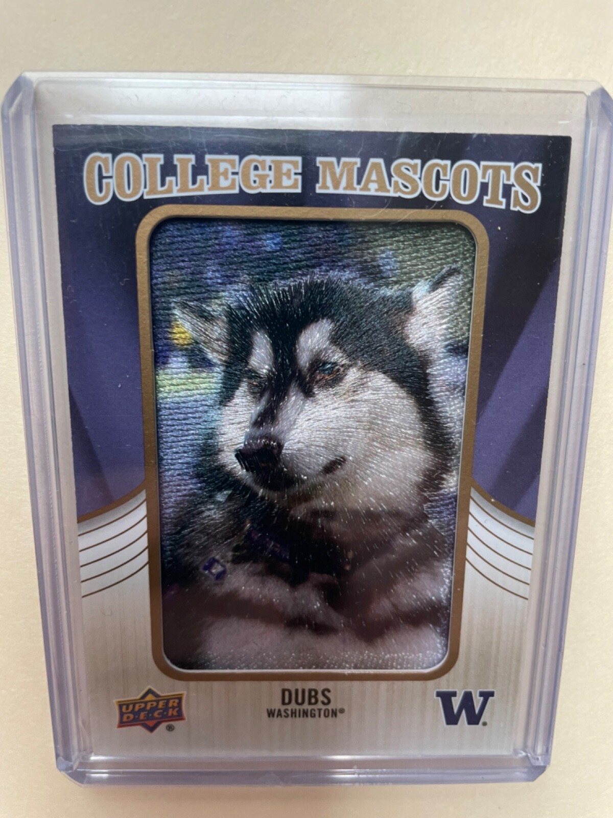 2013 Upper Deck - College Mascots Manufactured Patch #CM-63 Dubs for ...