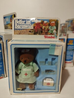 🟢VTG 80s Sylvanian Families Bear Brown Simba Toys Timbertop W.Germany🟢 ...