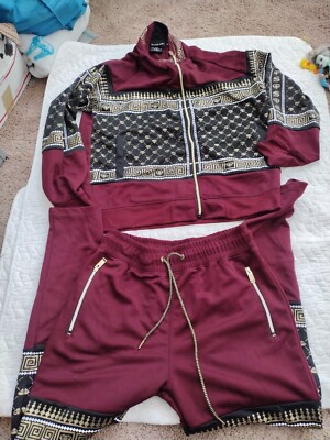 Switch Remarkable Gold Black Maroon And White Jogging Outfit Boys | eBay