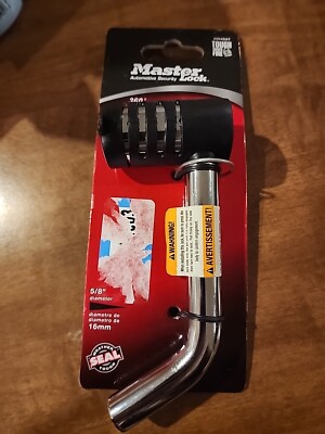 Master Lock 5/8in Trailer Hitch Pin KEYED Lock 2854DAT WEATHER ...