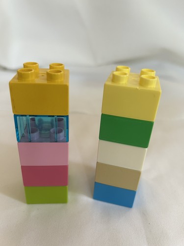 LEGO Duplo Lot 10 Pc Assorted Colors Brick 2x2 Blocks | eBay