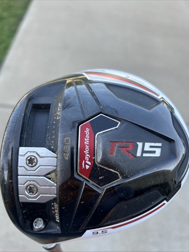 TaylorMade R15 460 Driver 9.5 Degree Speeder 57 Evolution R Flex Golf ...