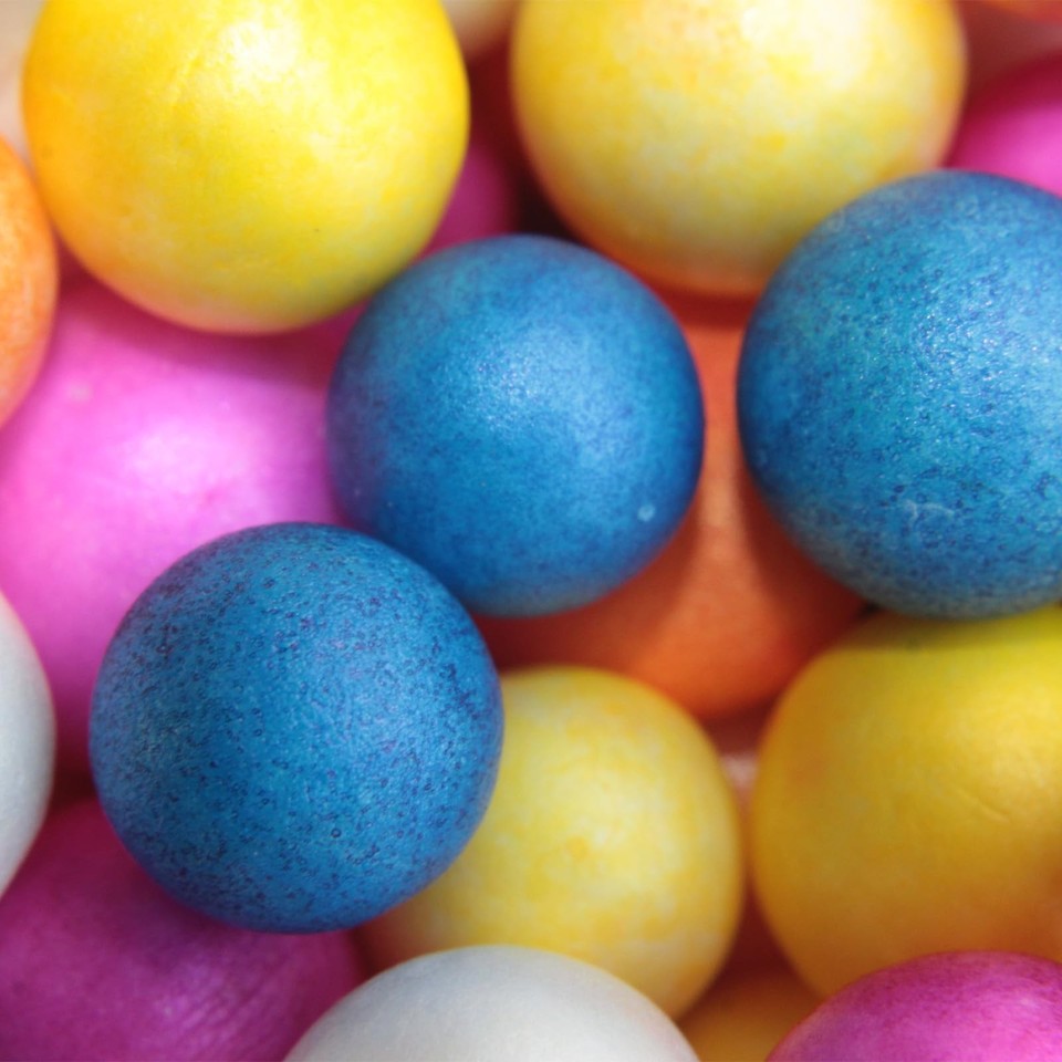 1 Pack 0.1-in Foam Beads Ball Polystyrene Round Foam Ball Green for DIY ...