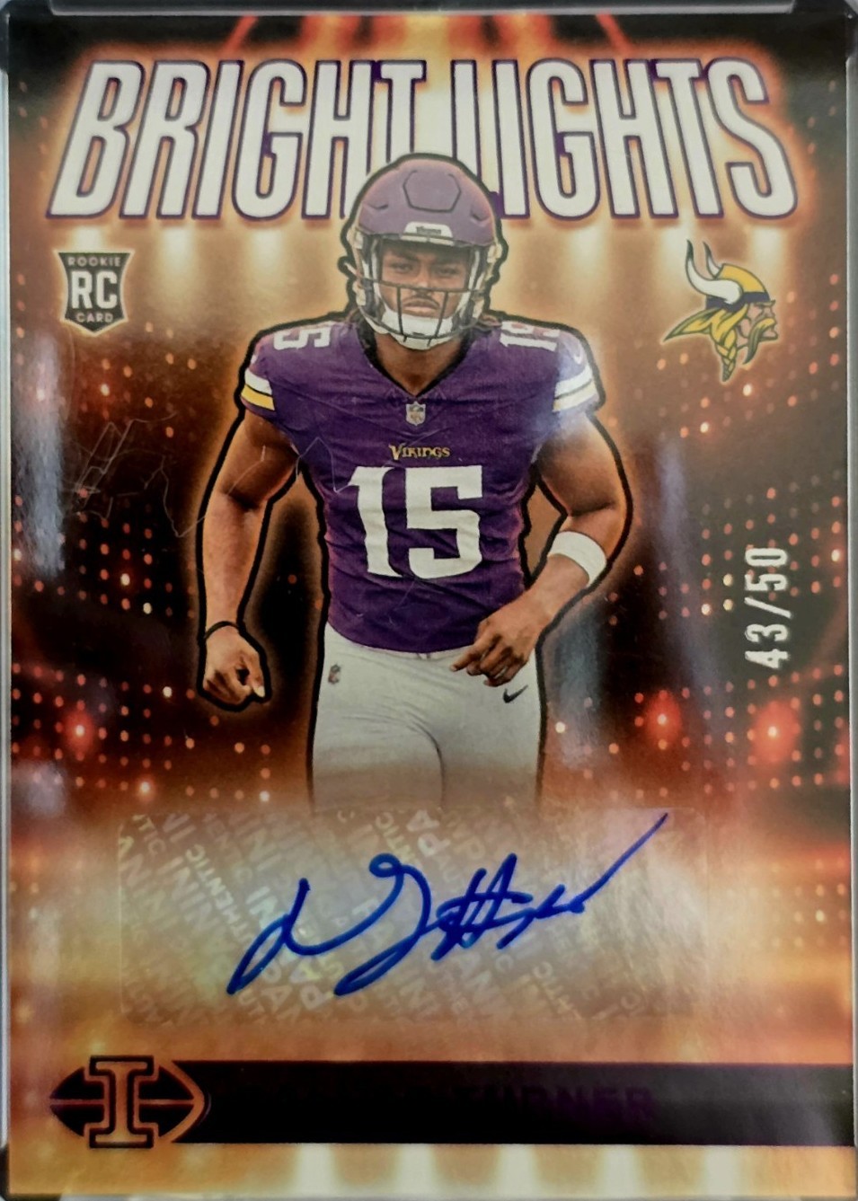 2024 Panini Illusions - Bright Lights Signatures Dallas Turner #BLS-DTR ...