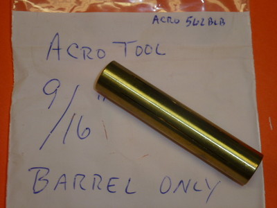 NEW! ACRO TOOL Acro Lap 9/16" THROUGH HOLE BARREL, 562BLB | eBay