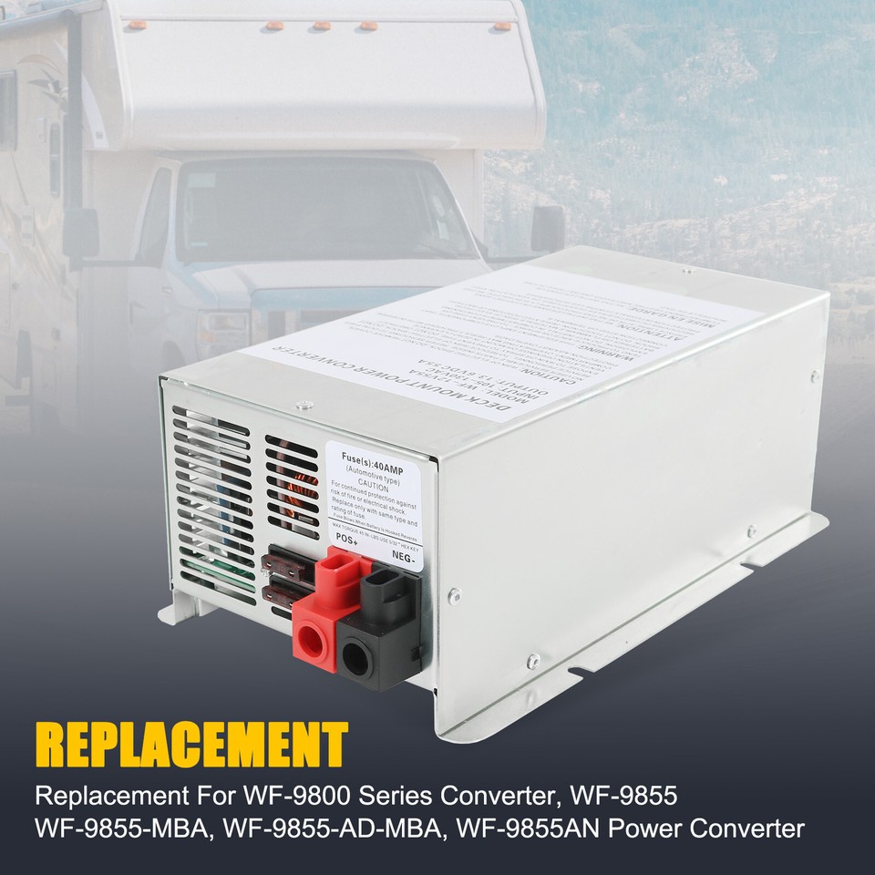 WF-9855 Converter 55 Amp Deck Power Converter 12V For Charger RV ...