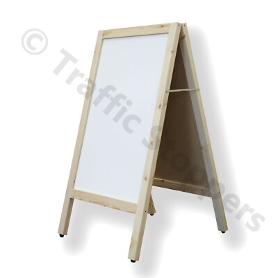 Whiteboard with Wooden A-frame 1100 x 600mm - Business Education White ...